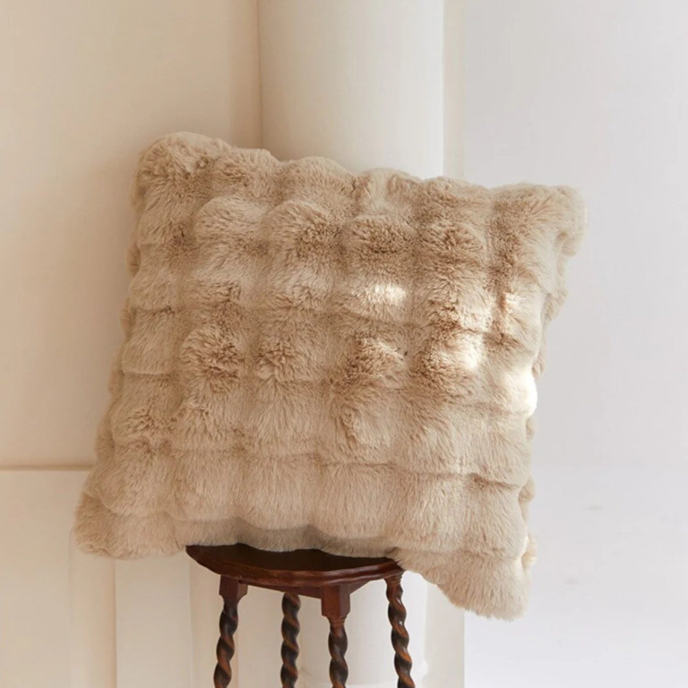 Rabbit Faux Fur Cushion – Casa & Beyond